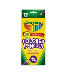 Crayola 12 Count Colored Pencils, 12 - School-Cart